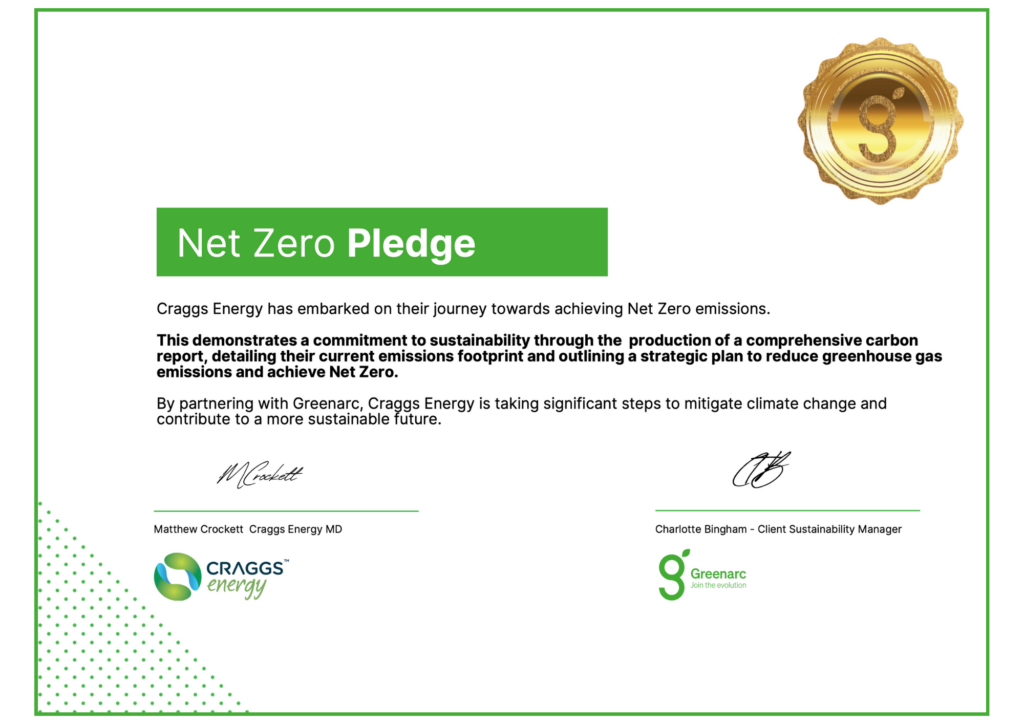 Craggs Energy Makes Net Zero Pledge — Craggs Energy